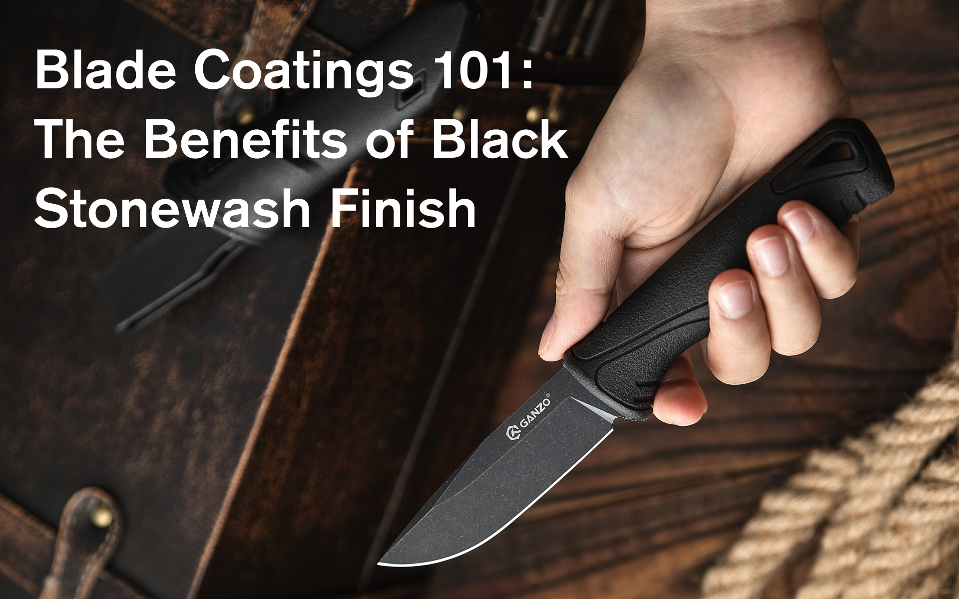 Blade Coatings 101: The Benefits of Black Stonewash Finish